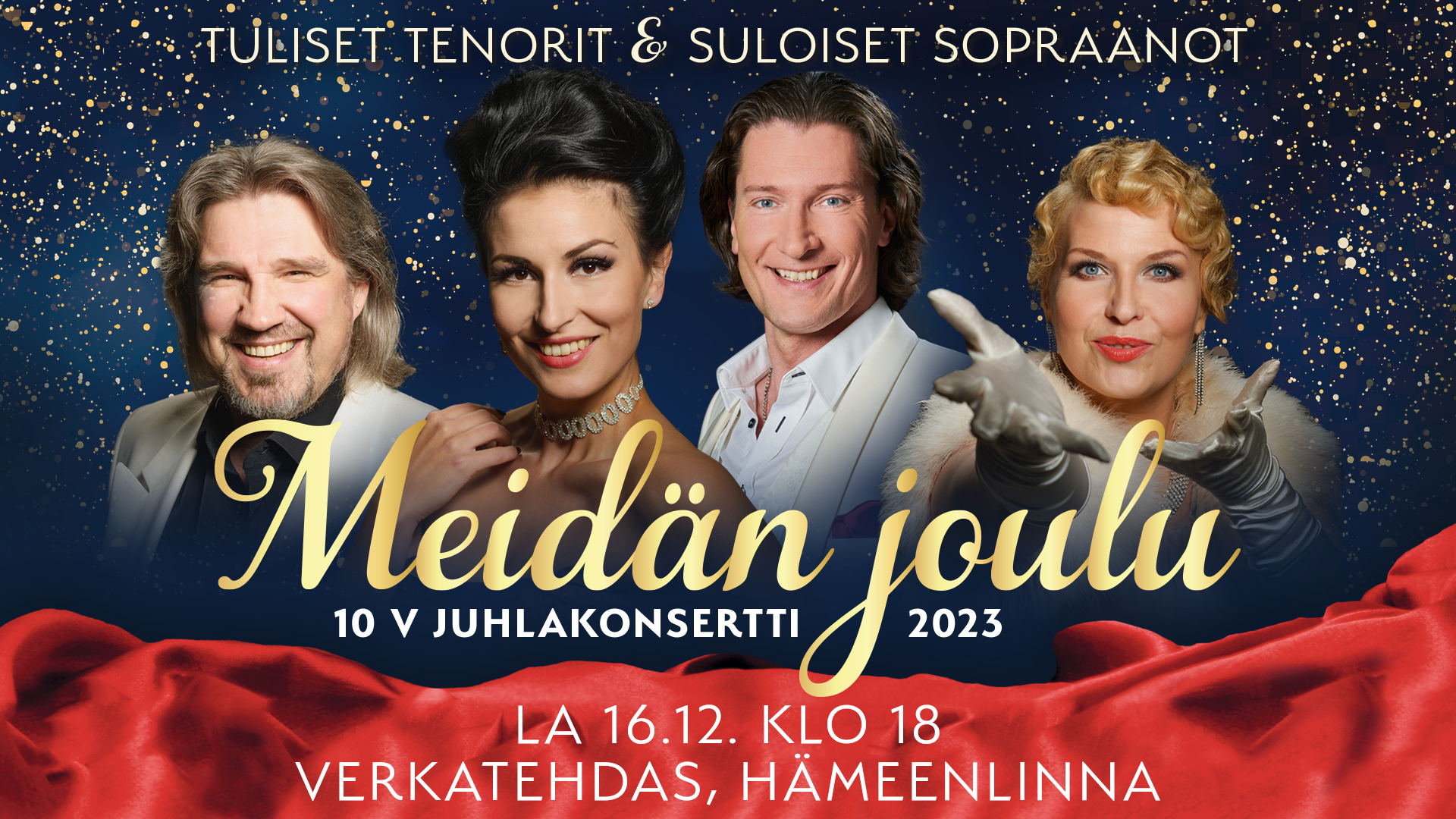 Meidän joulu 10v Juhlakonsertti - Tuliset tenorit ja Suloiset sopraanot ...